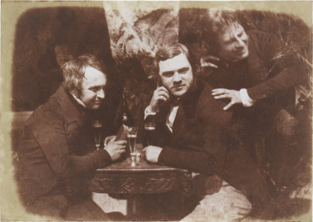 Photograph: 1844, Men drinking ale – The Long Victorian