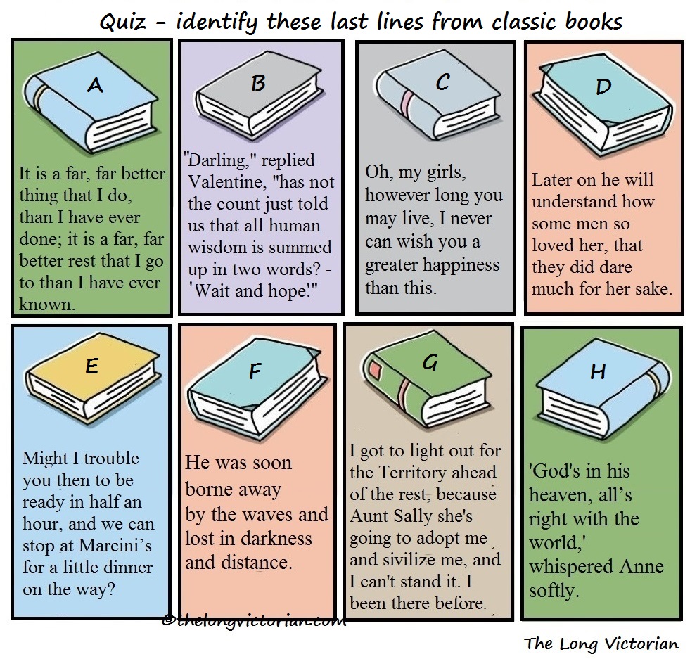 QUIZ: Identify these famous closing lines – The Long Victorian