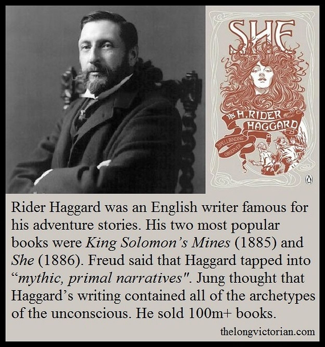 OTD d. H. Rider Haggard – 12 quotes & how to survive reading in the ...