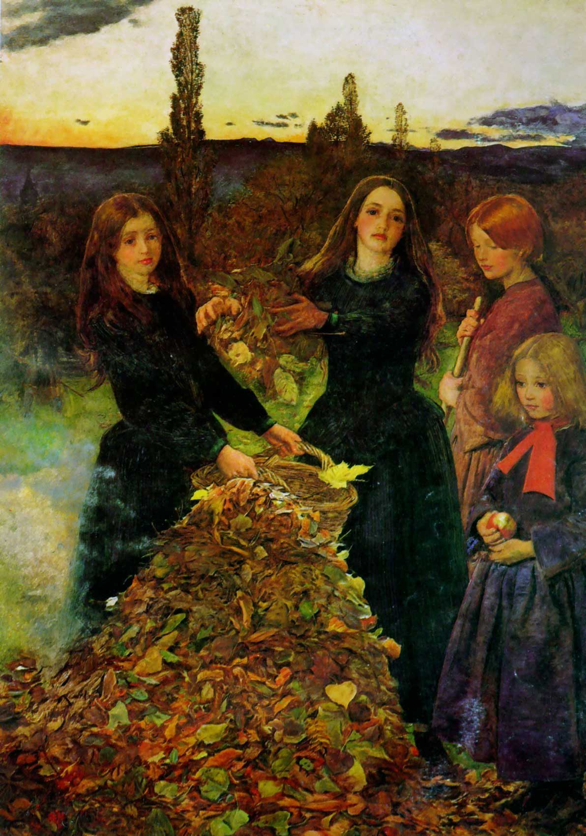 Spring (Apple Blossoms) – AND – Autumn Leaves by John Everett Millais ...